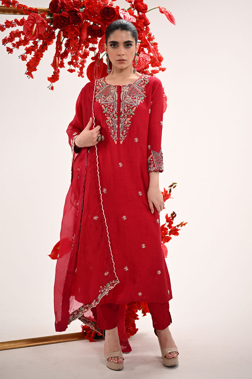 Ruby Grace Kurta Set – Ojasvini Label